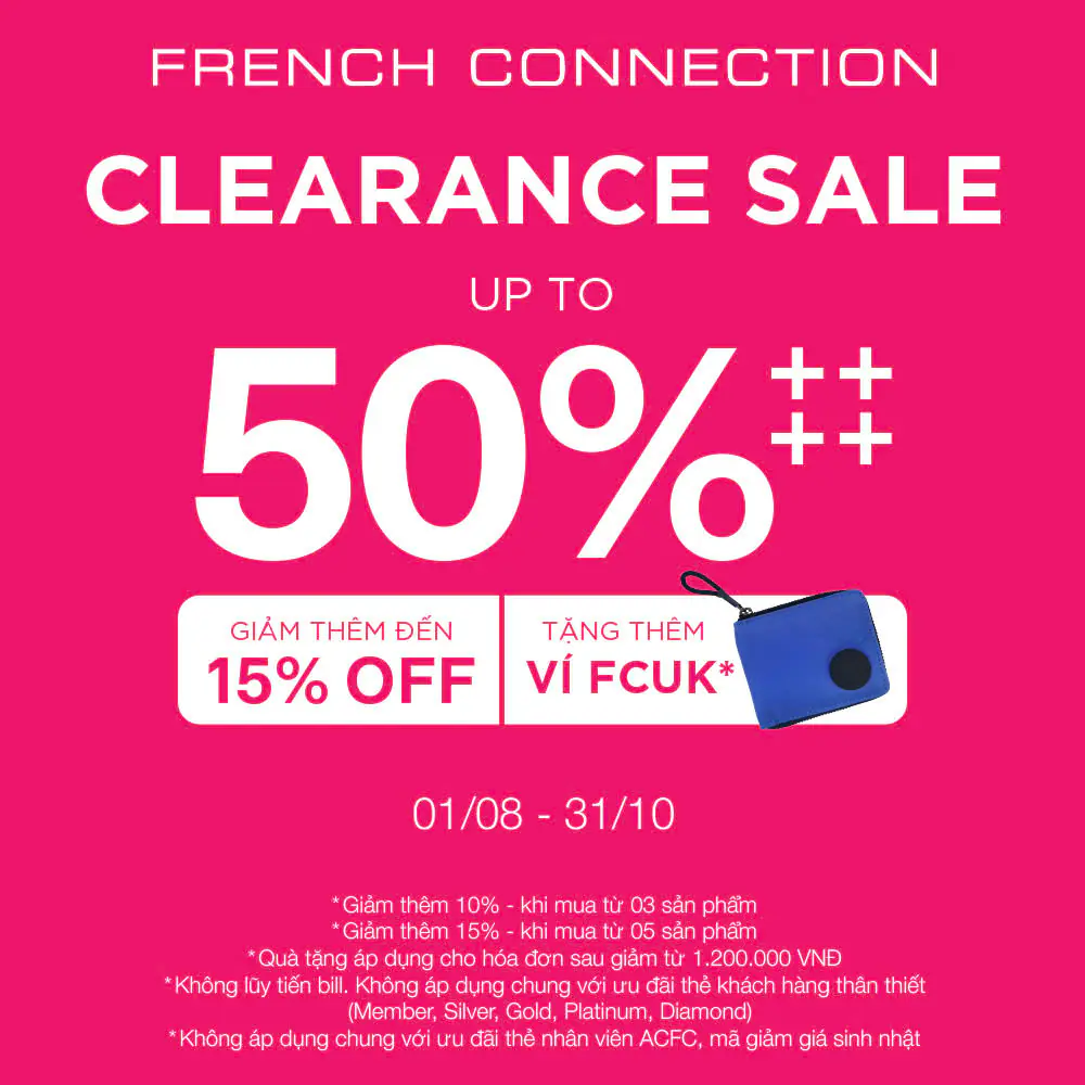 French Connection Clearance Sale: Giảm giá lên đến 50%++++ cùng nhiều ...